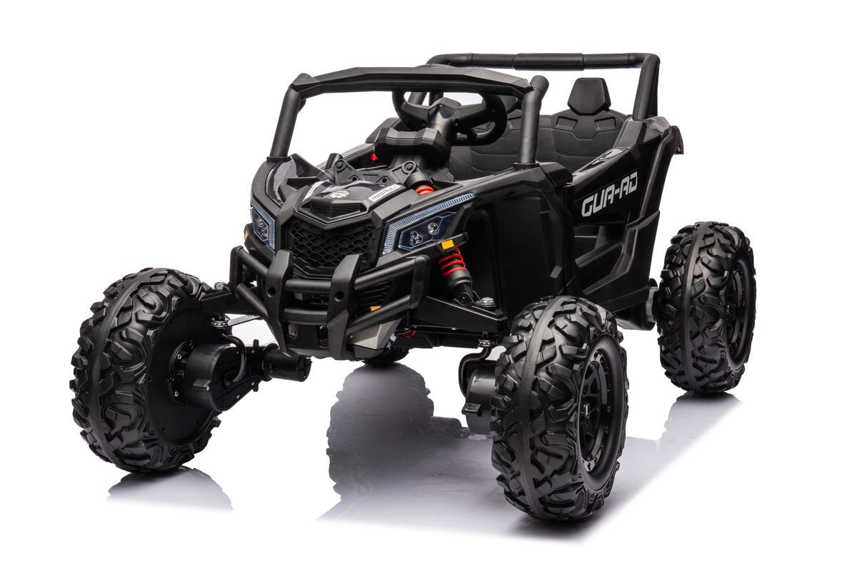 Can-Am 12V Bombardier Kids Ride-On Buggy With Leather Seat and Rubber ...