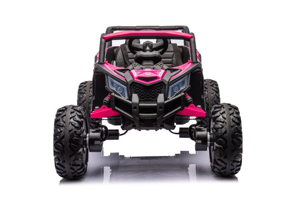 Can-Am 12V Bombardier Kids Ride-On Buggy With Leather Seat and Rubber ...