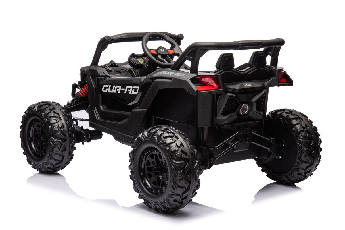 Can-Am 12V Bombardier Kids Ride-On Buggy With Leather Seat and Rubber ...