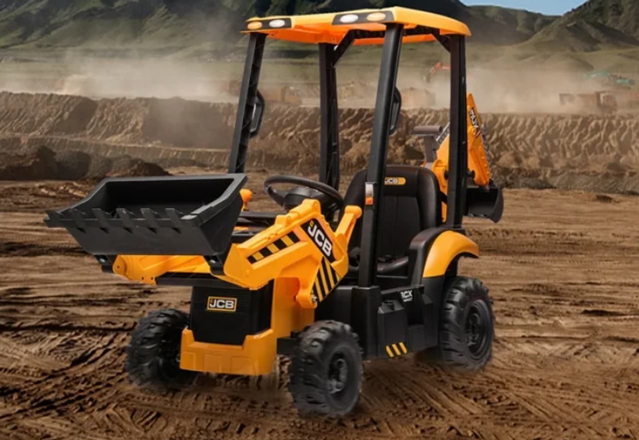 JCB 12V Electric Ride-On Tractor – Electric Ride On Cars