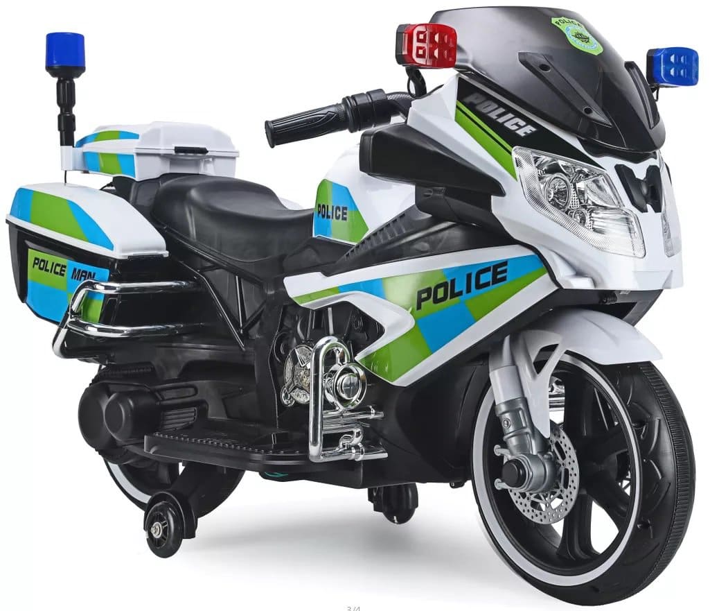 12v Ride On Electric Police Bike | Electric Ride On Cars