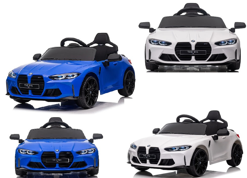 Licensed 12V BMW M4 Ride-On Coupe for Kids – Electric Ride On Cars