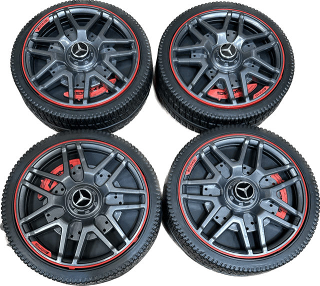 Set of 4 EVA Tyres for Mercedes G63 Electric Ride on Car – Electric ...