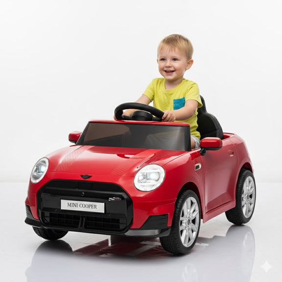 Officially Licensed Mini Cooper Kids Electric Ride On Car 12V with Par ...